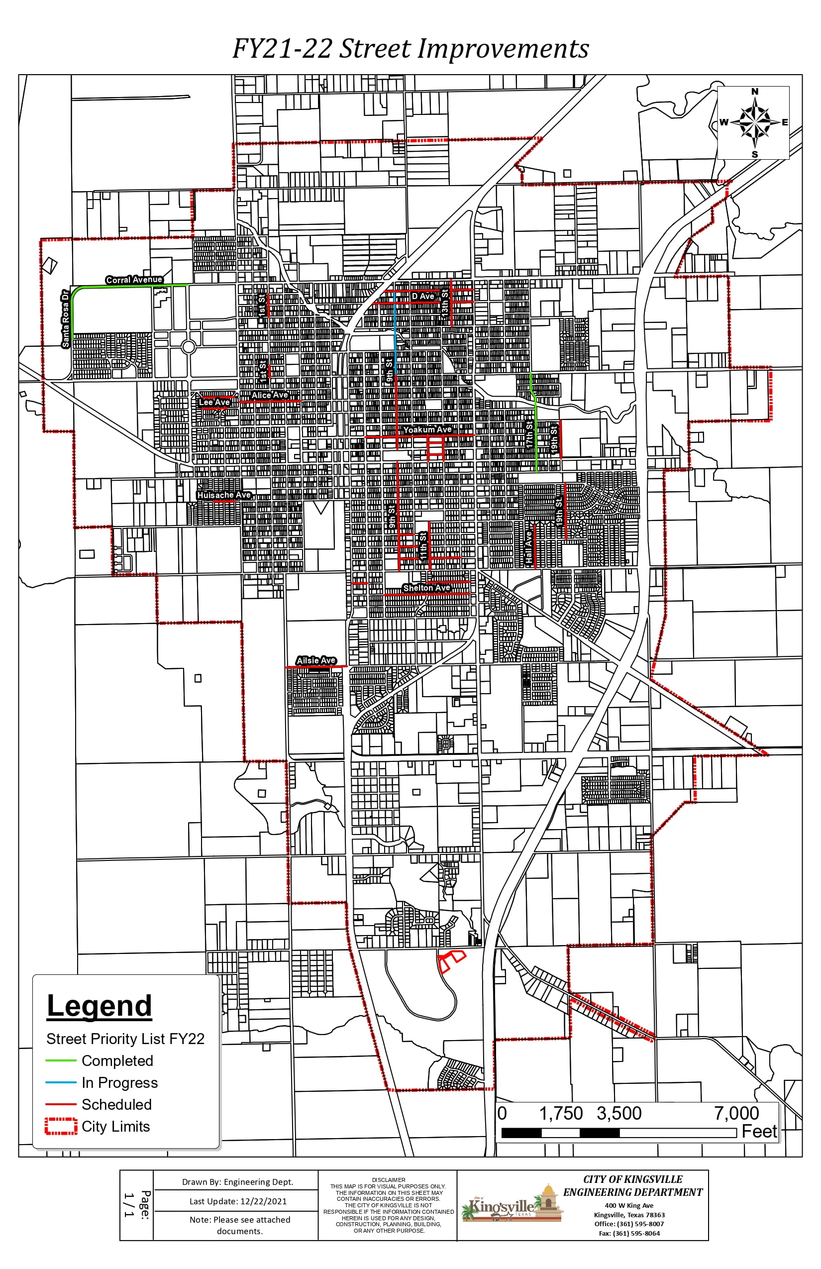 Street Improvement Program - The City Of Kingsville